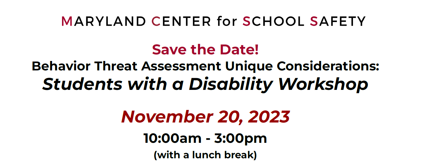 Pages - Behavioral Threat Assessment (BTA) Exercises and Resources for Maryland Schools